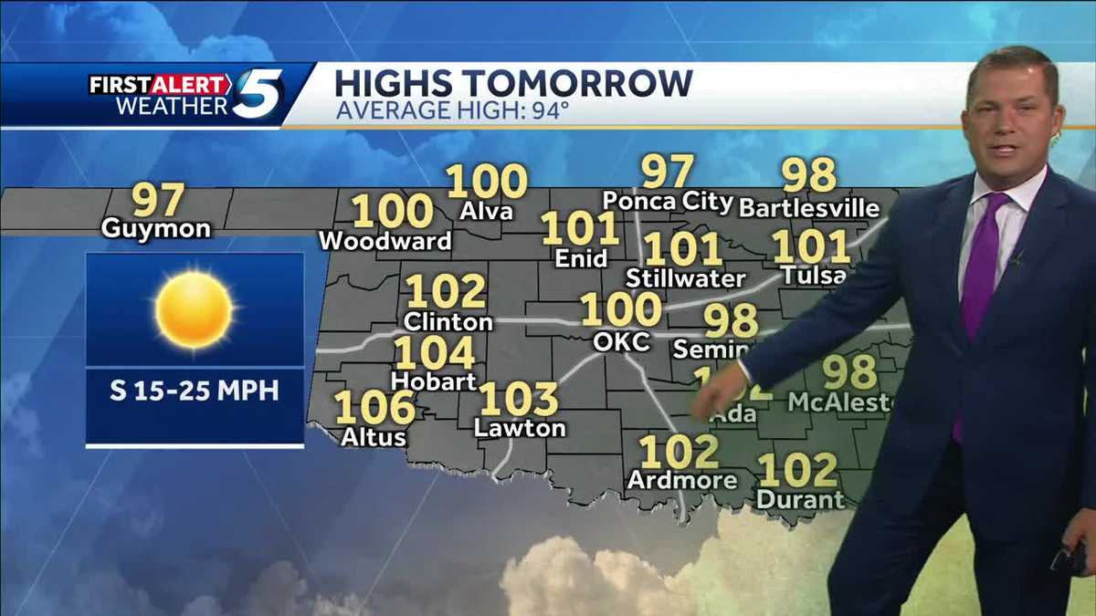 Another hot day coming