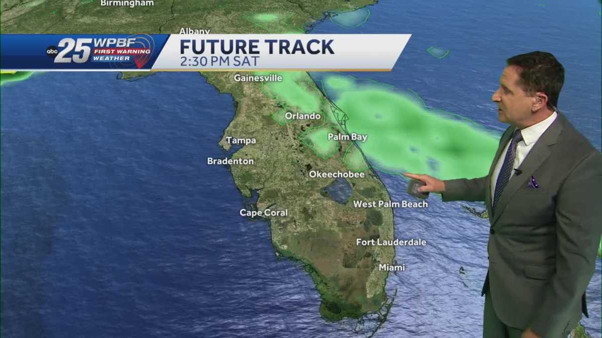 Weekend rain on the way