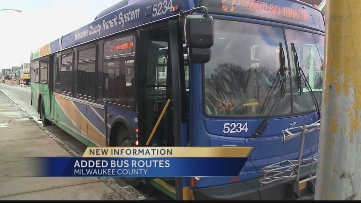 Milwaukee County Transit launches 3 new bus routes