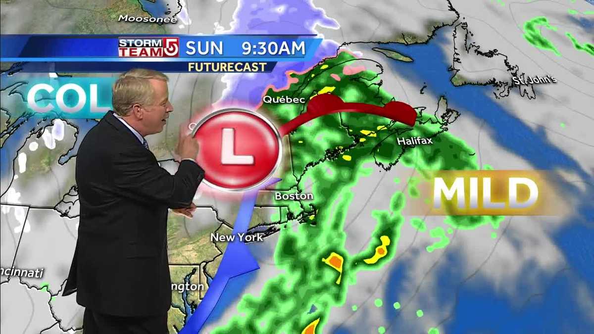 Video: Windy, wet, warm through Sunday