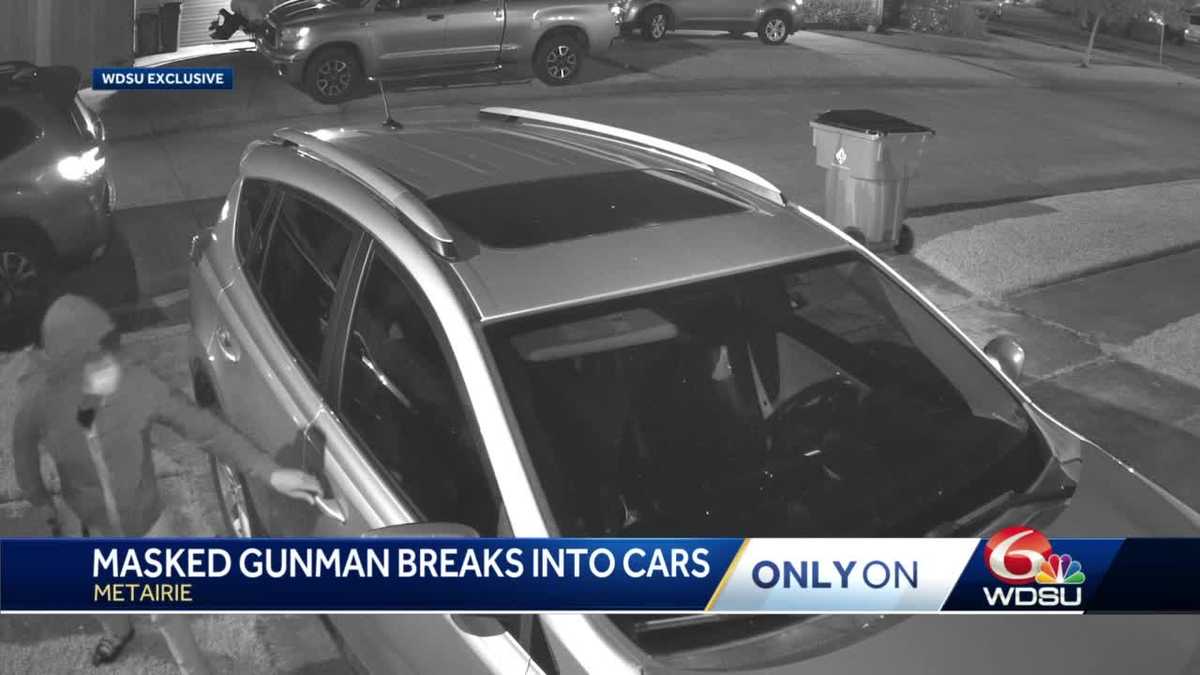 Surveillance video shows thieves breaking into cars in Metairie, JPSO ...