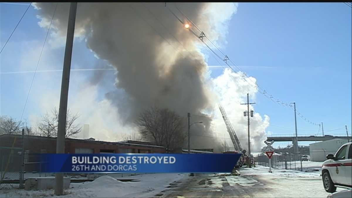 Warehouse destroyed by fire Thursday