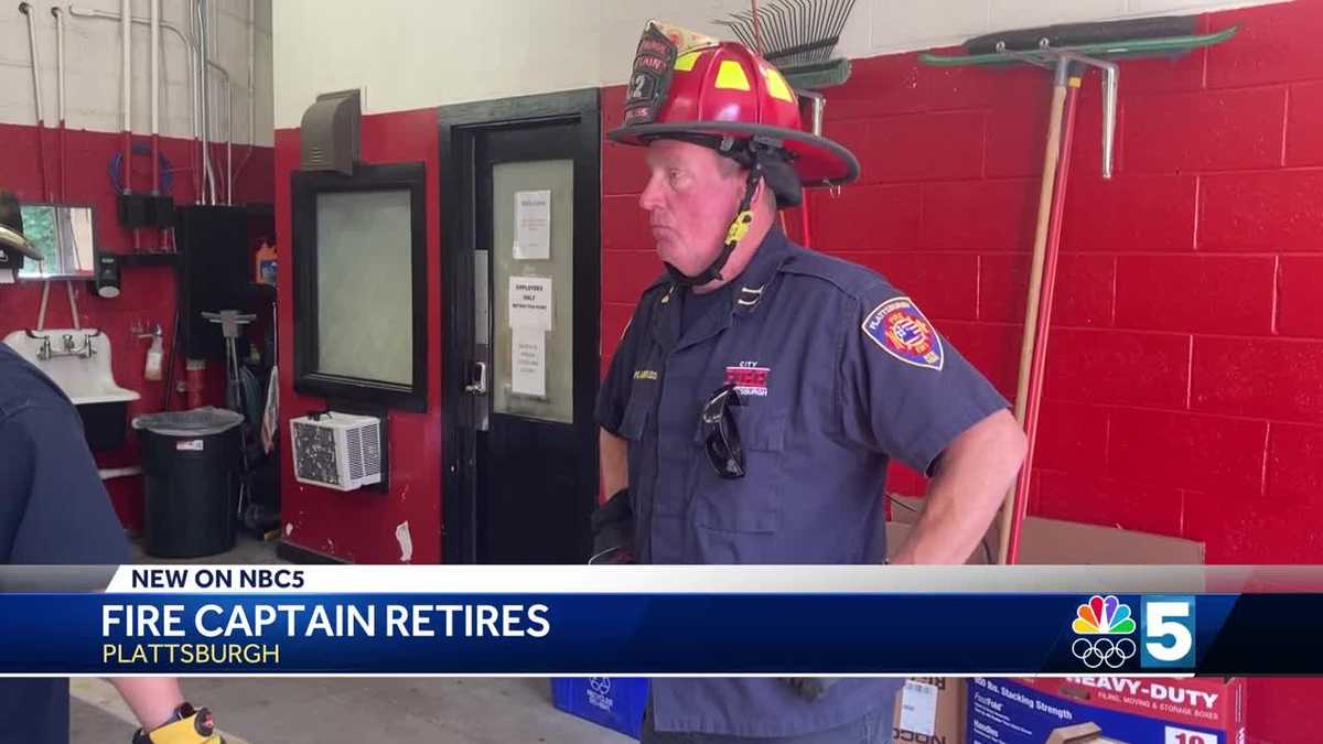 City of Plattsburgh fire captain retires after decades of service
