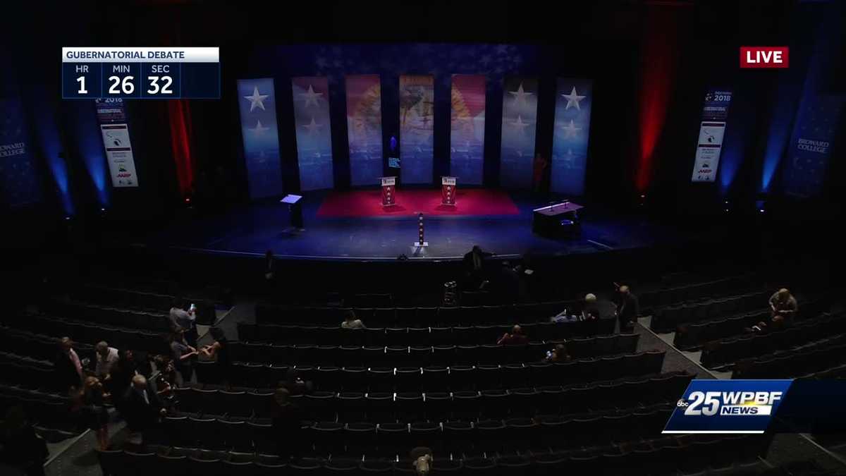 Final preps for gubernatorial debate