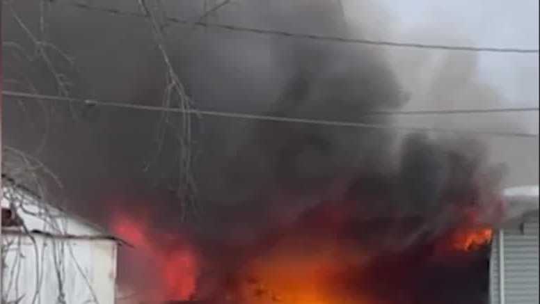 Fire in Plum, Allegheny County