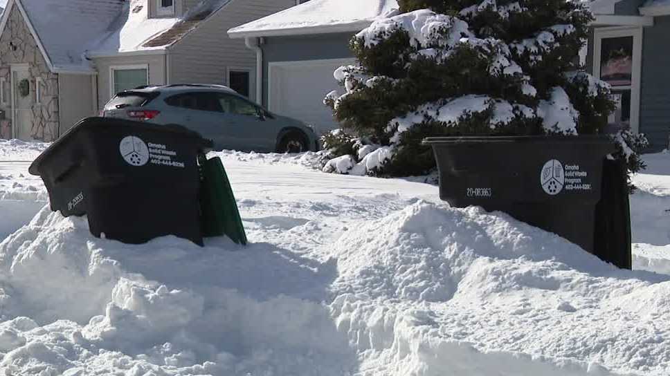 Trash and mail services work to catch up after severe weather