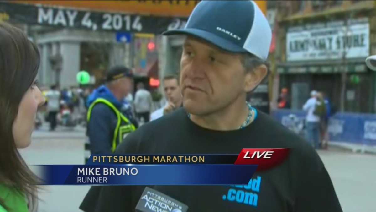 Pittsburgh Marathon: Running Blindfolded