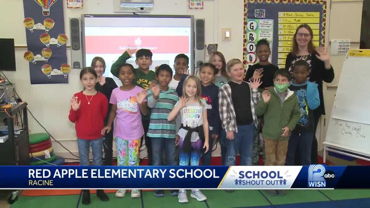 3/8 School Shout Out: Red Apple Elementary in Racine