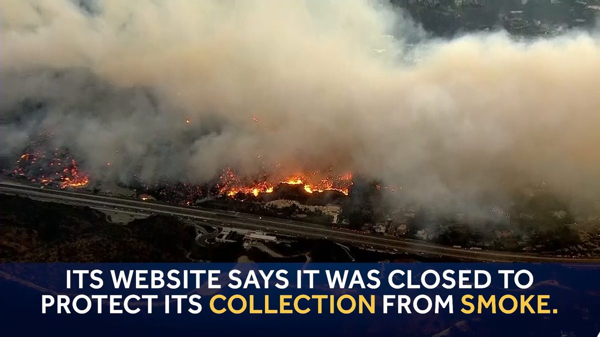 Skirball Fire threatens Getty Center, scares I-405 motorists