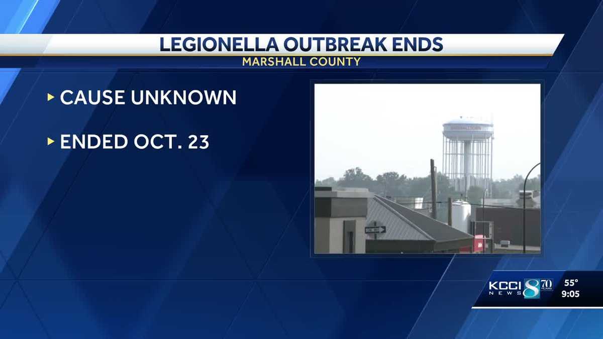 Legionella outbreak ends in Marshall County; cause unknown