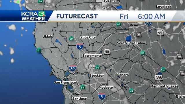 Some more rain and snow for Northern California today