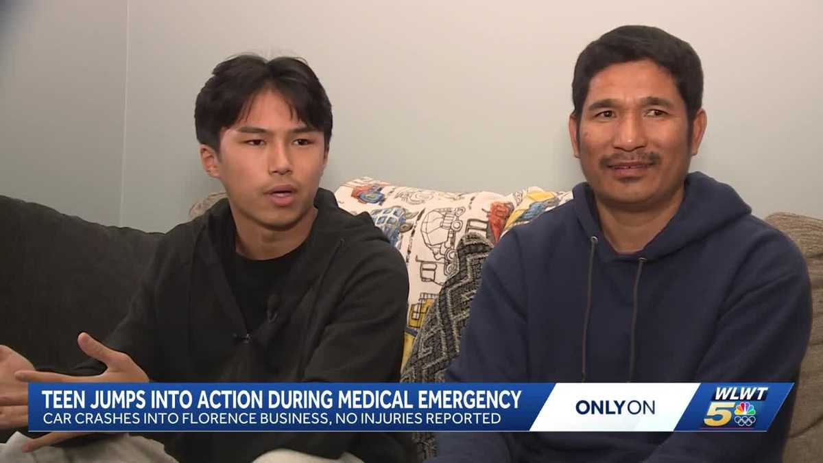 Teenager saves father's life who suffered seizure while driving in Florence