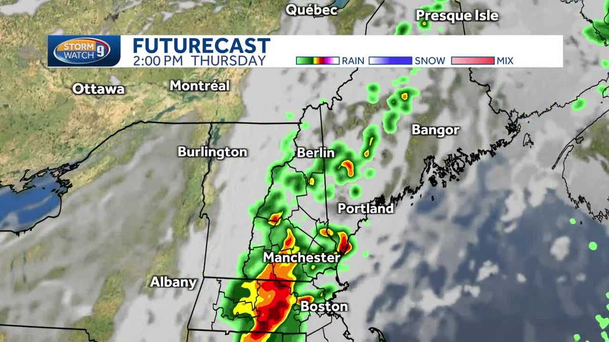 New Hampshire hourly weather timeline: Track storm chances
