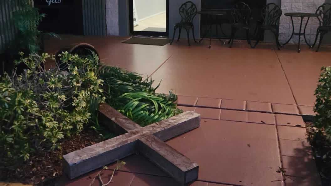 Florida church vandalized after incident during Sunday service