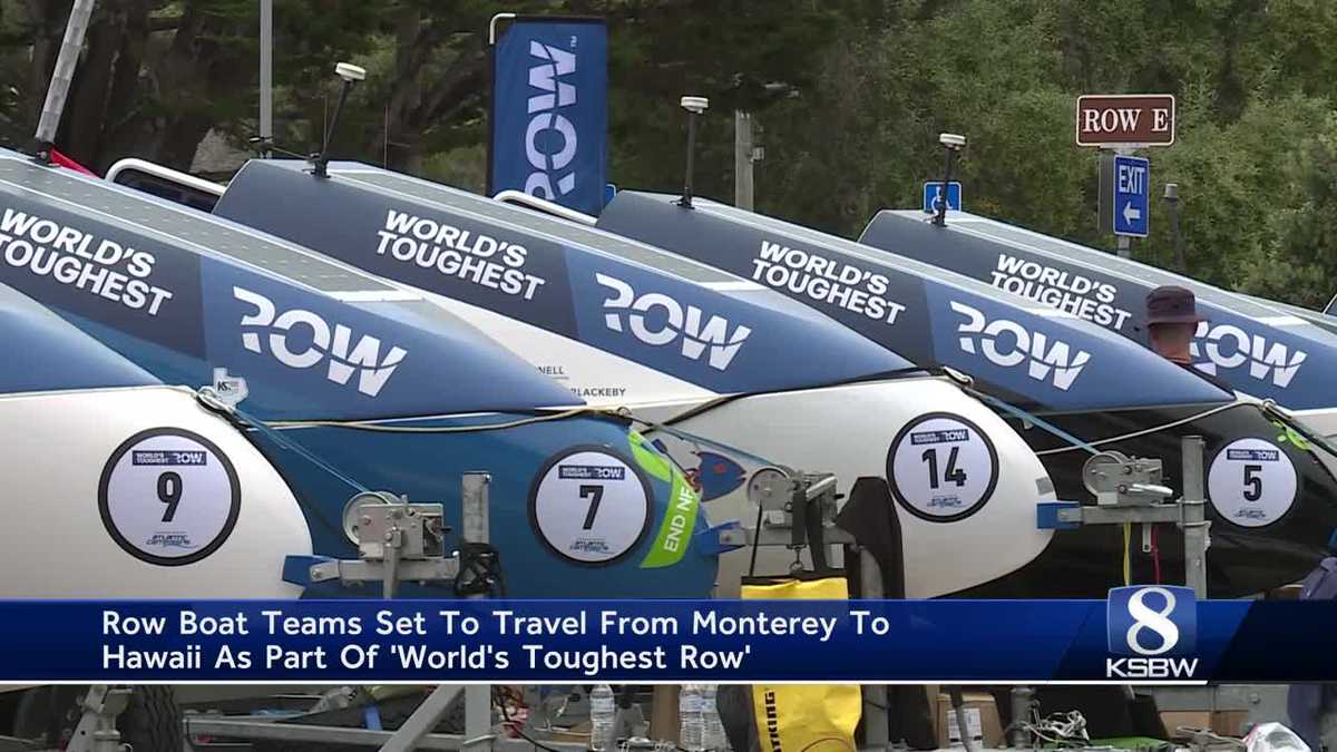 Row boat teams prepare to travel from Monterey to Hawaii as part of ...