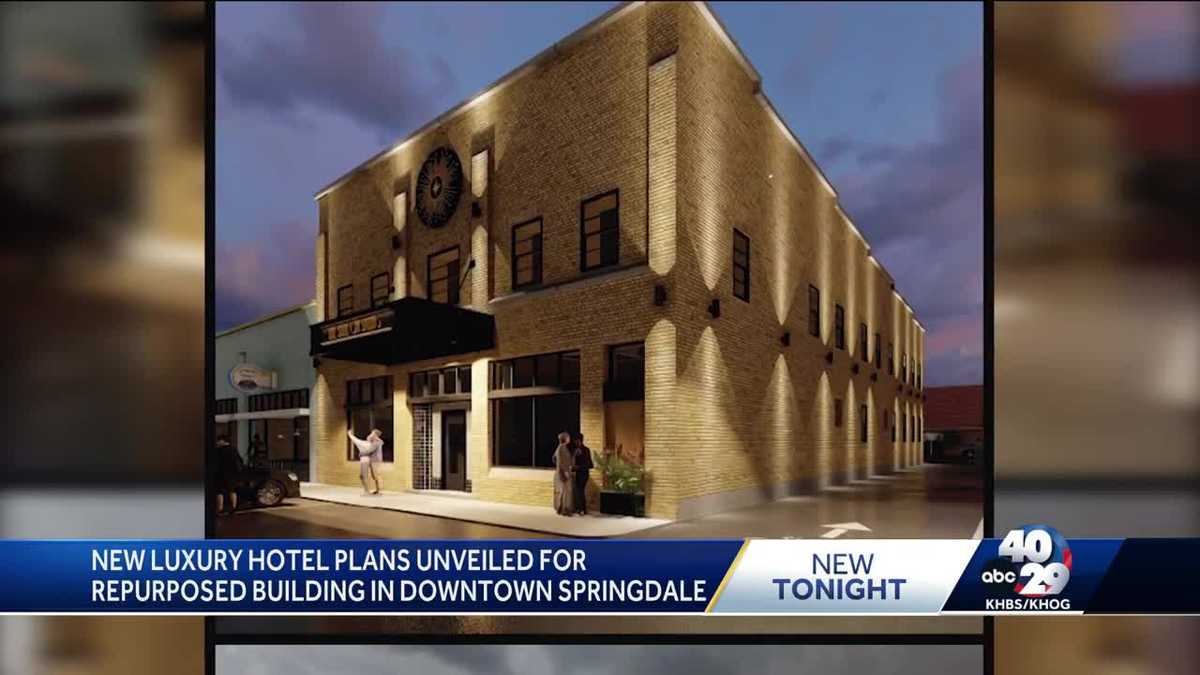 New luxury hotel plans unveiled for downtown Springdale