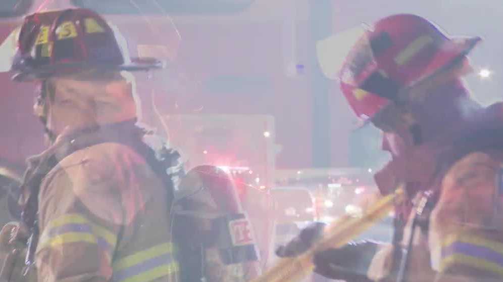 Dozens of Omaha firefighters battle flames at downtown laundry facility