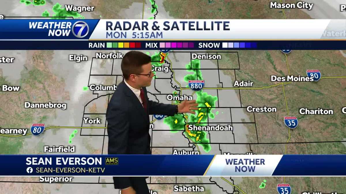 Omaha morning weather forecast for Monday, May 29