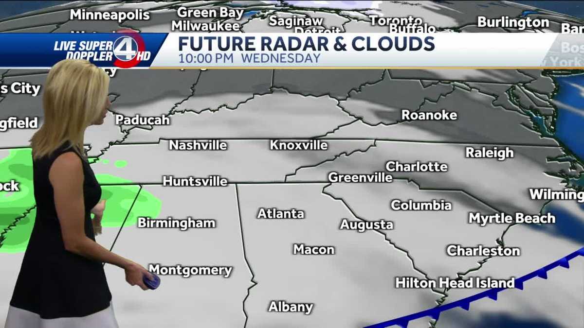 Warmer temperatures today; expect rain later in the week