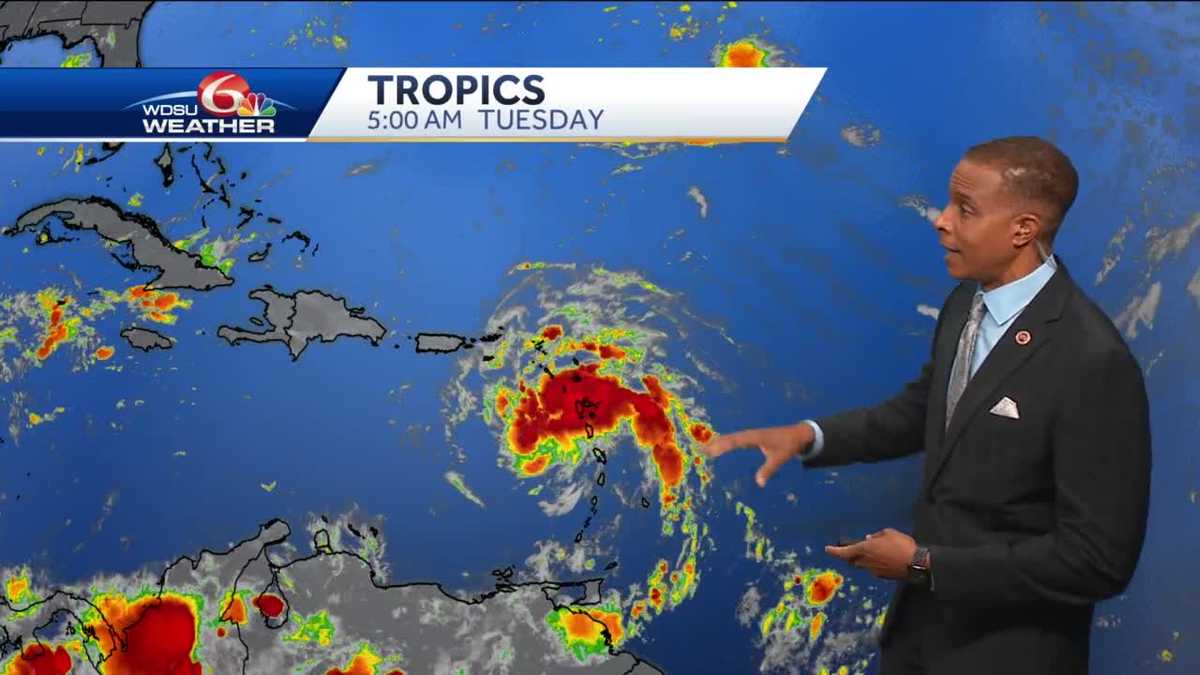 A very hot and humid Tuesday