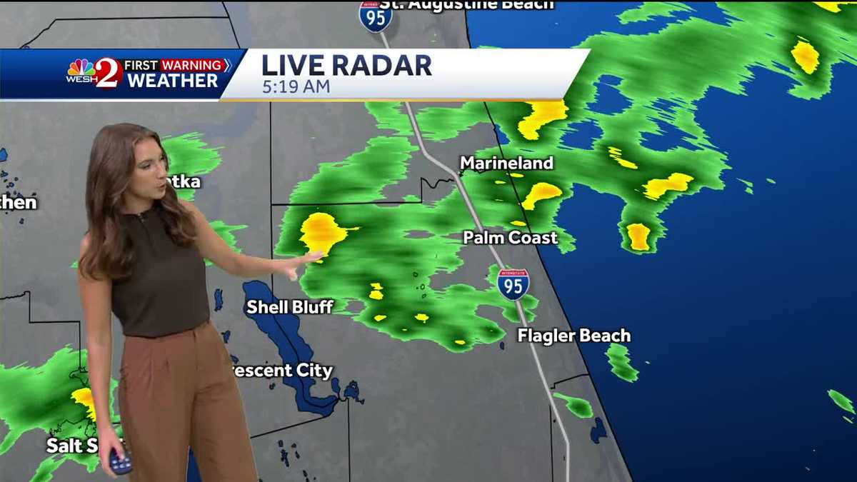 Afternoon, evening rain forecast in Central Florida