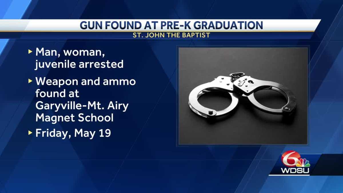 Louisiana pre-kindergarten graduation gun arrests