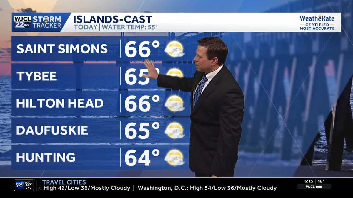 Spring like pattern settling in for Coastal GA, Lowcountry