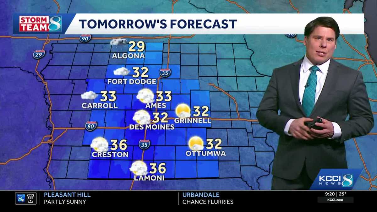 Des Moines weather: Cloudy and cool before our late week warm up