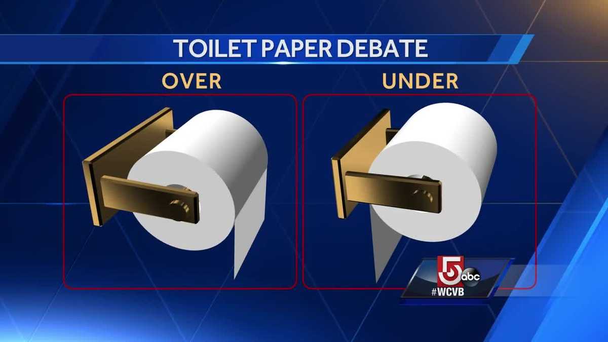 The great toilet paper debate: Over or Under?