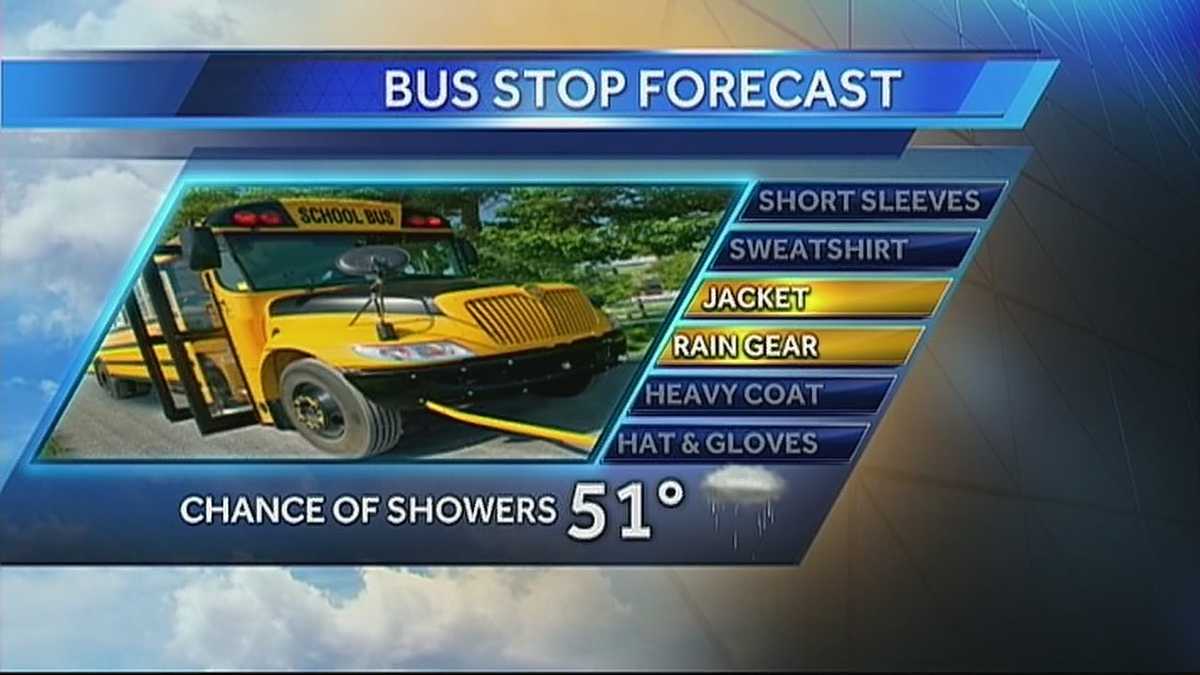 Bus Stop Forecast for Friday, October 25th