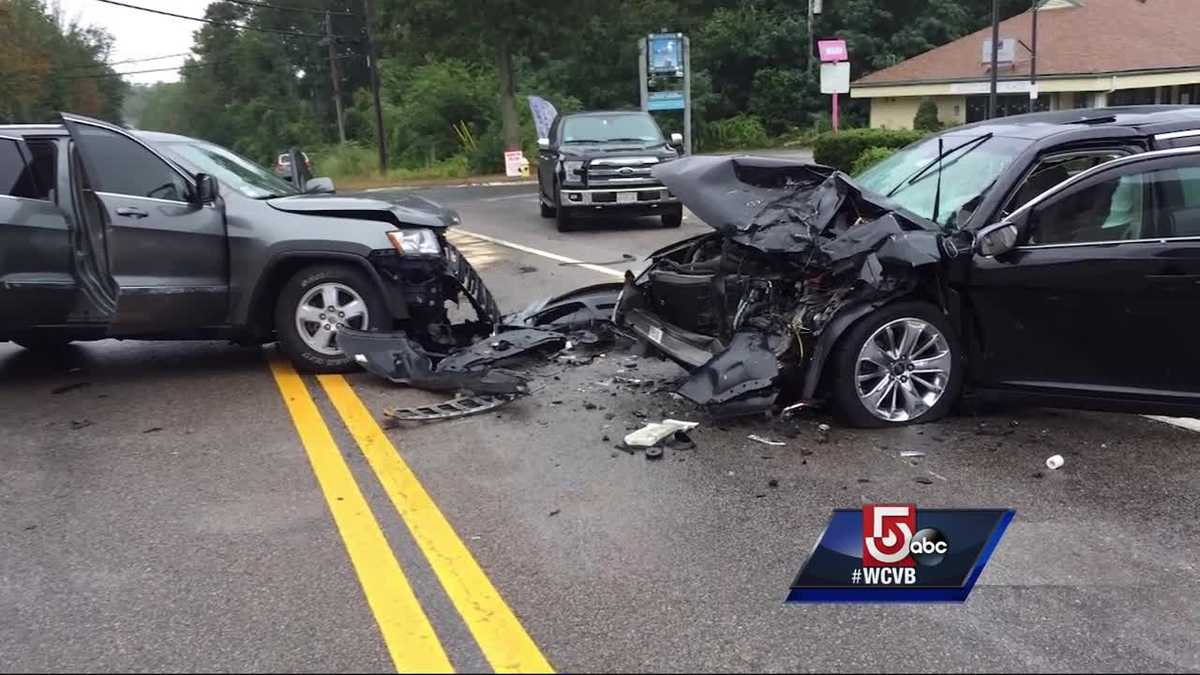 Video shows wrong-way driver hitting car head-on