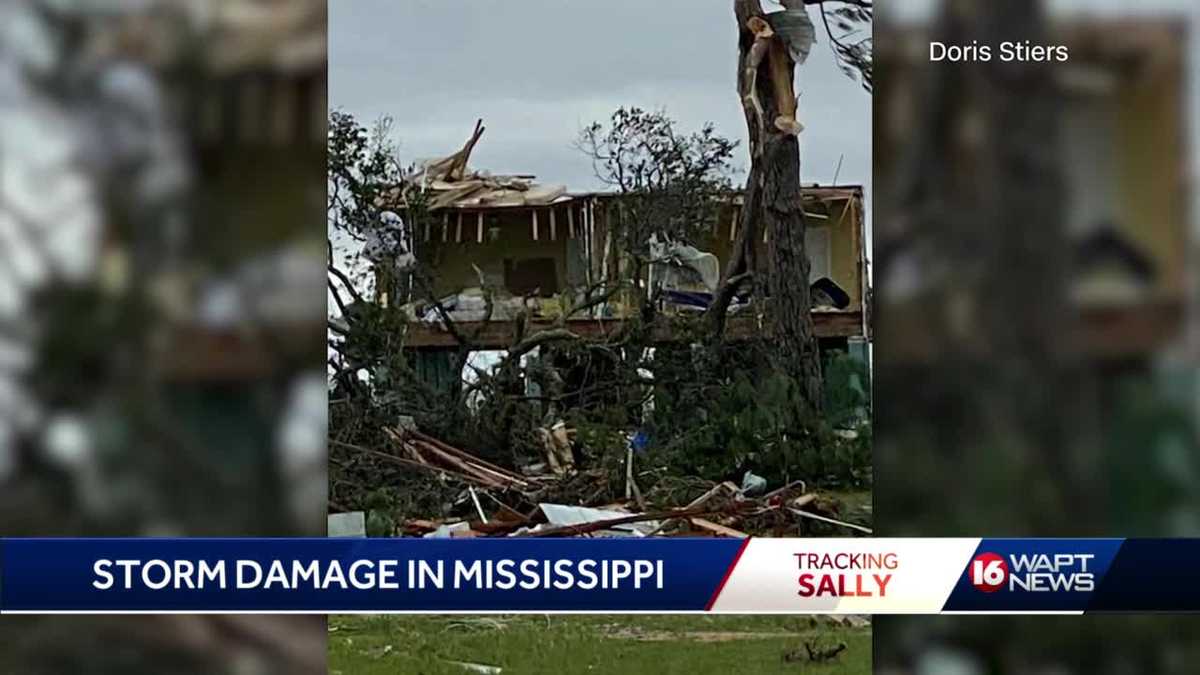 Mississippi Gulf Coast sees damage from Sally