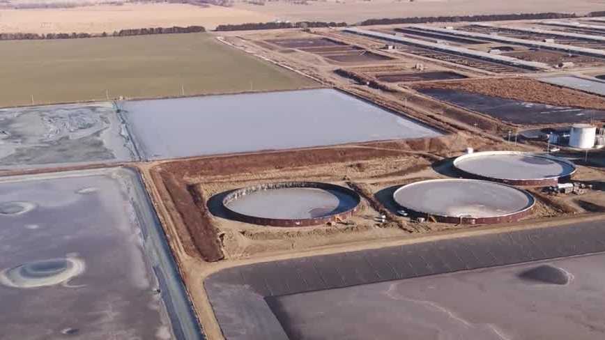 Environmental Protection Agency samples air in Mead, Nebraska