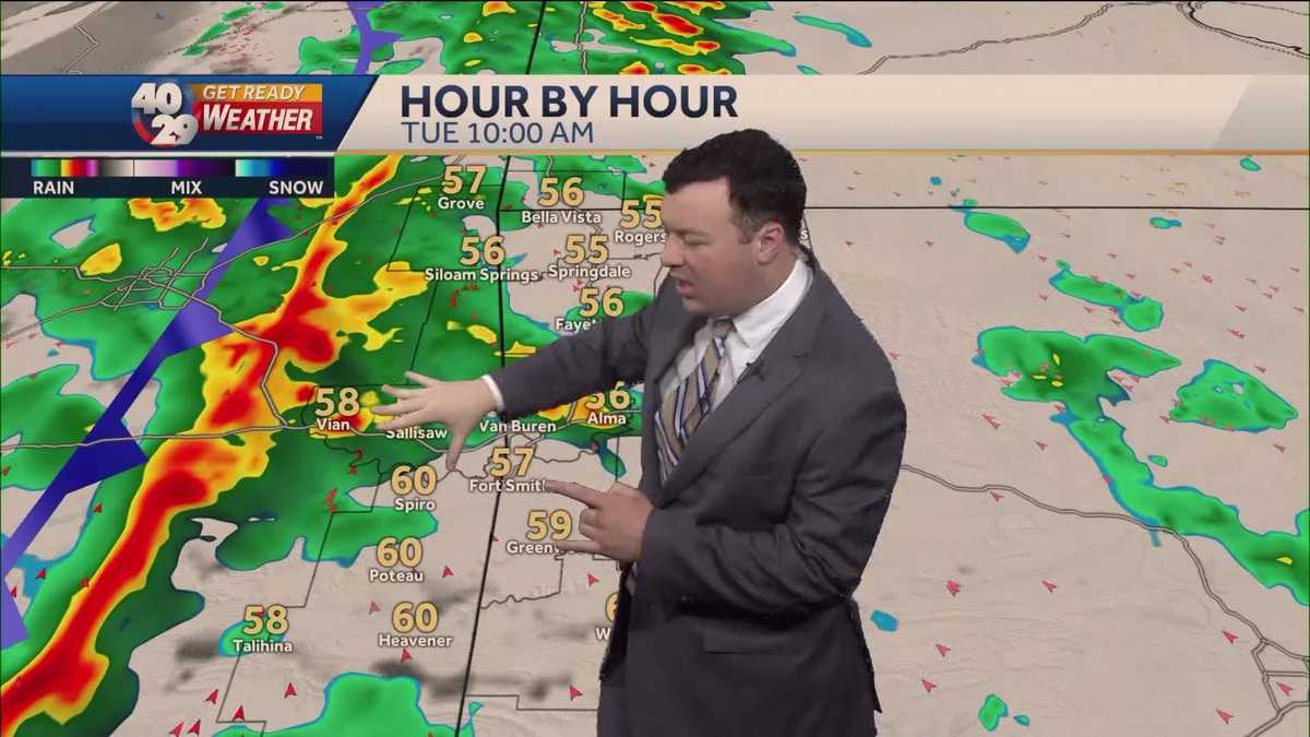 Calm, Cloudy Today, But Showers, Storms Tomorrow