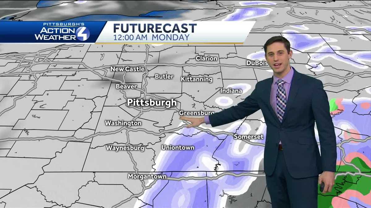 Sunday night showers