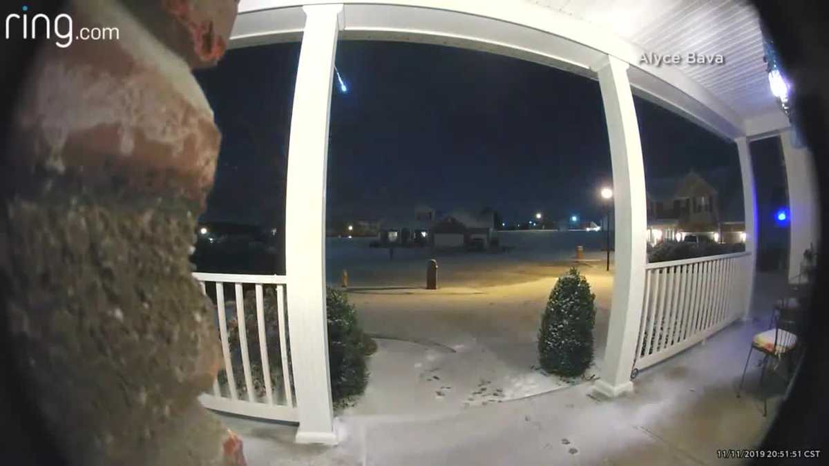 Did you see it? Fireball lights up the sky caught on camera