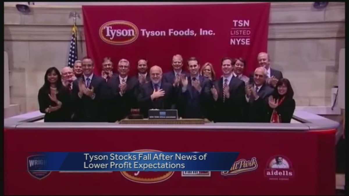 Tyson stocks slump on 3rd quarter news