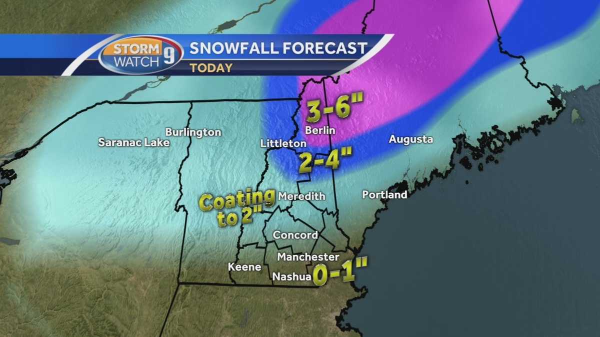 Wintry mix, snow linger