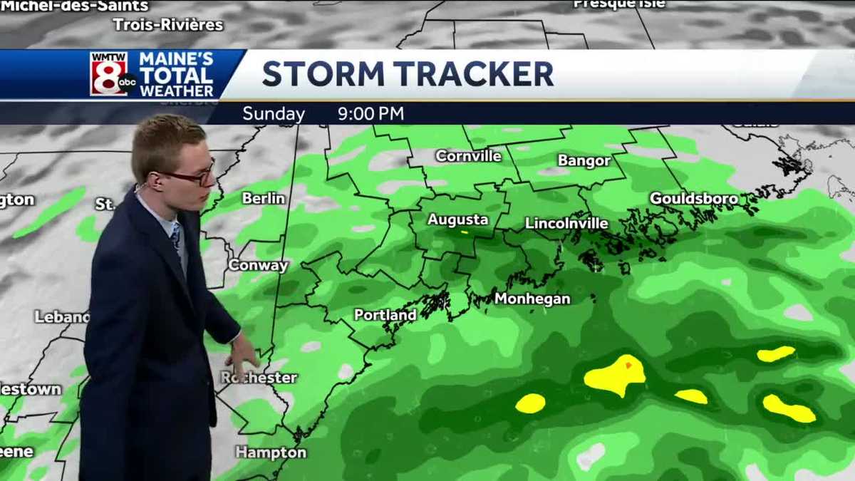 Rainy & damp overnight expected