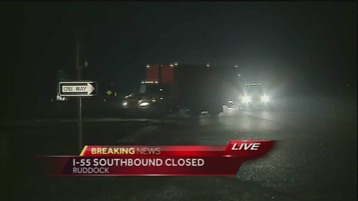 Early-morning deadly accident shuts down I-55 southbound in Ruddock