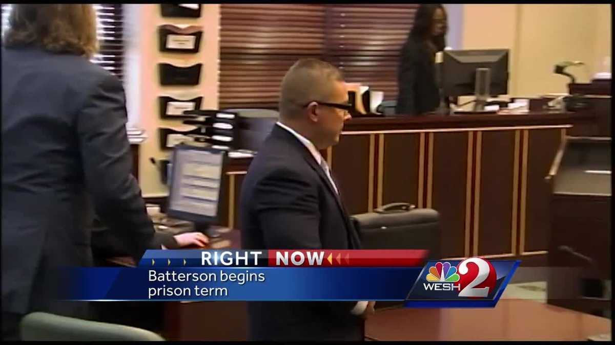 Batterson begins prison term