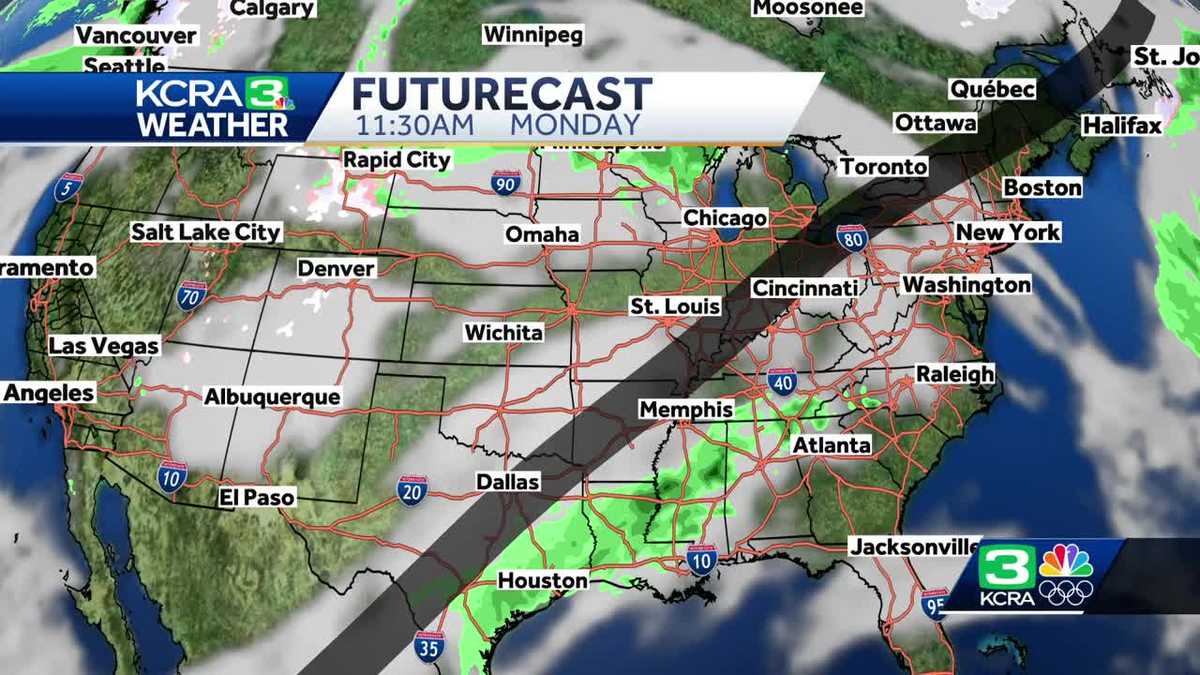 Solar eclipse forecast: How cloudy will it be across the US?