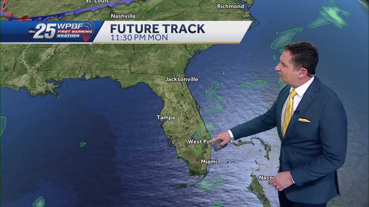 A little rain returns to South Florida