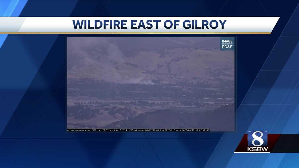 Fire burns east of Gilroy, Cal Fire on scene