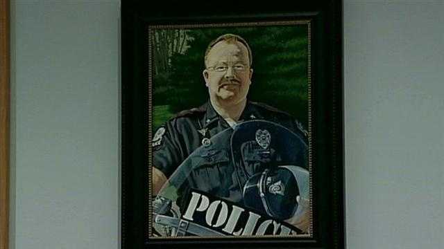 Patrol room dedicated to fallen chief