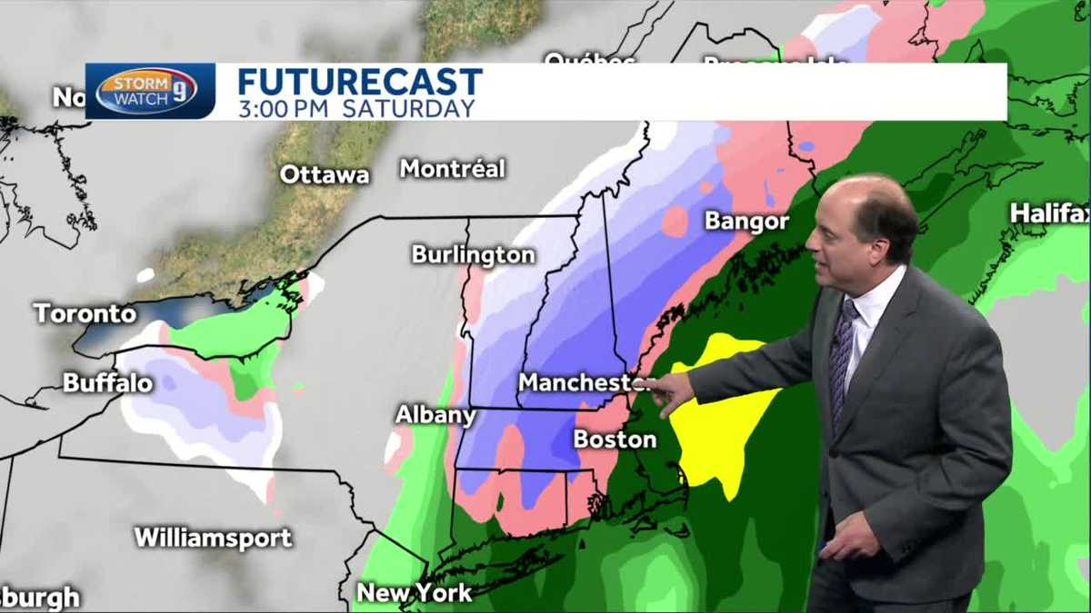 Watch: Weekend storm could bring up to 6" of snow for parts of the state