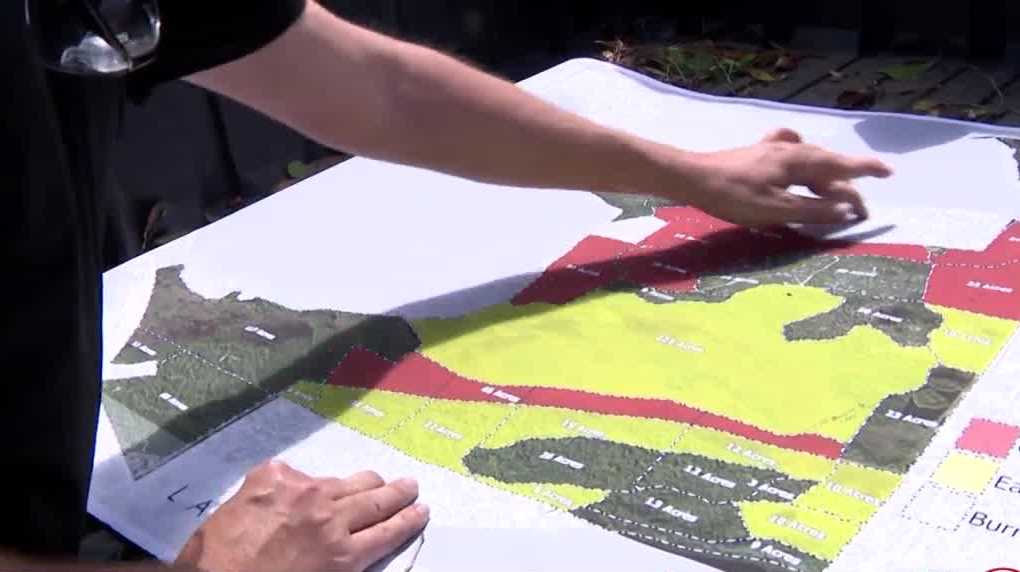 100-foot buffer around Lake Lizzie Conservation Area to prevent fires