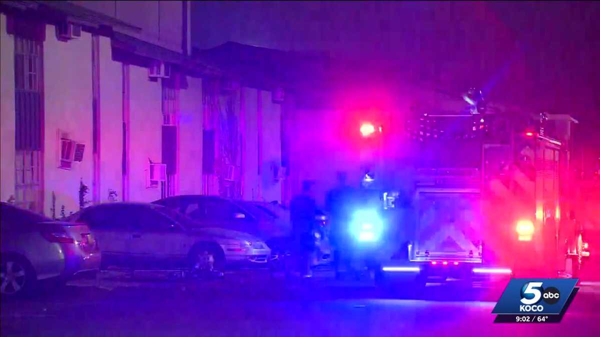Oklahoma City firefighters put out flames at apartment complex