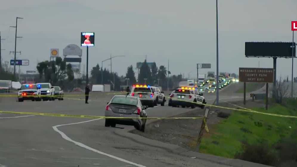I-5 closed in Lathrop while police investigate shooting involving officer