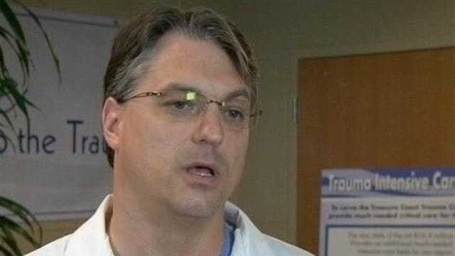Shark attack victim's surgeon: 'Life before limb'